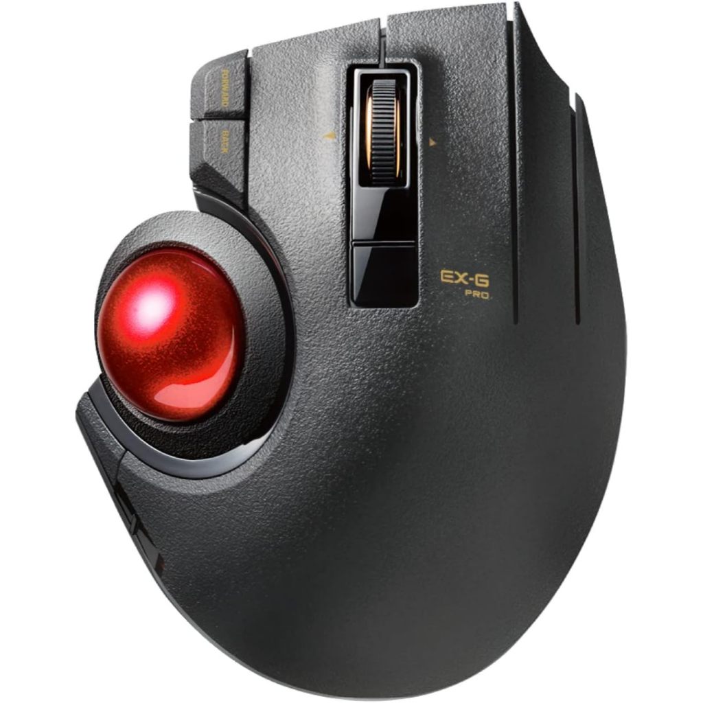 ELECOM Mouse Wired/Wireless/Bluetooth Trackball Thumb 8 Button Tilt ...