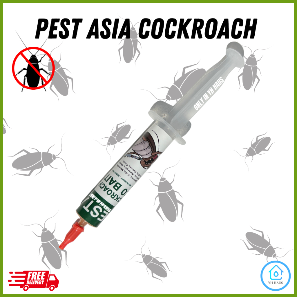 PEST ASIA Cockroach Gel Bait (10g) Cockroach killer Ubat Semut ...