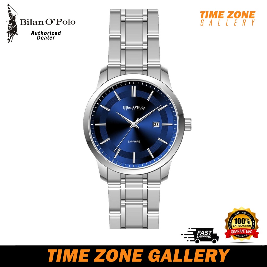[Official Warranty] BilanO' Polo Collection PC-G6520 Silver / Blue ...