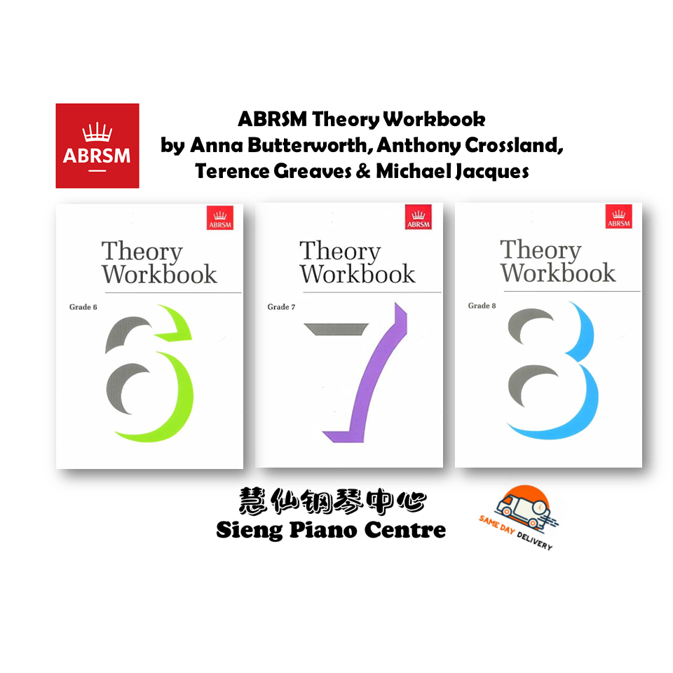 ABRSM Theory Workbook Grade 6, Grade 7 and Grade 8 | Shopee Malaysia