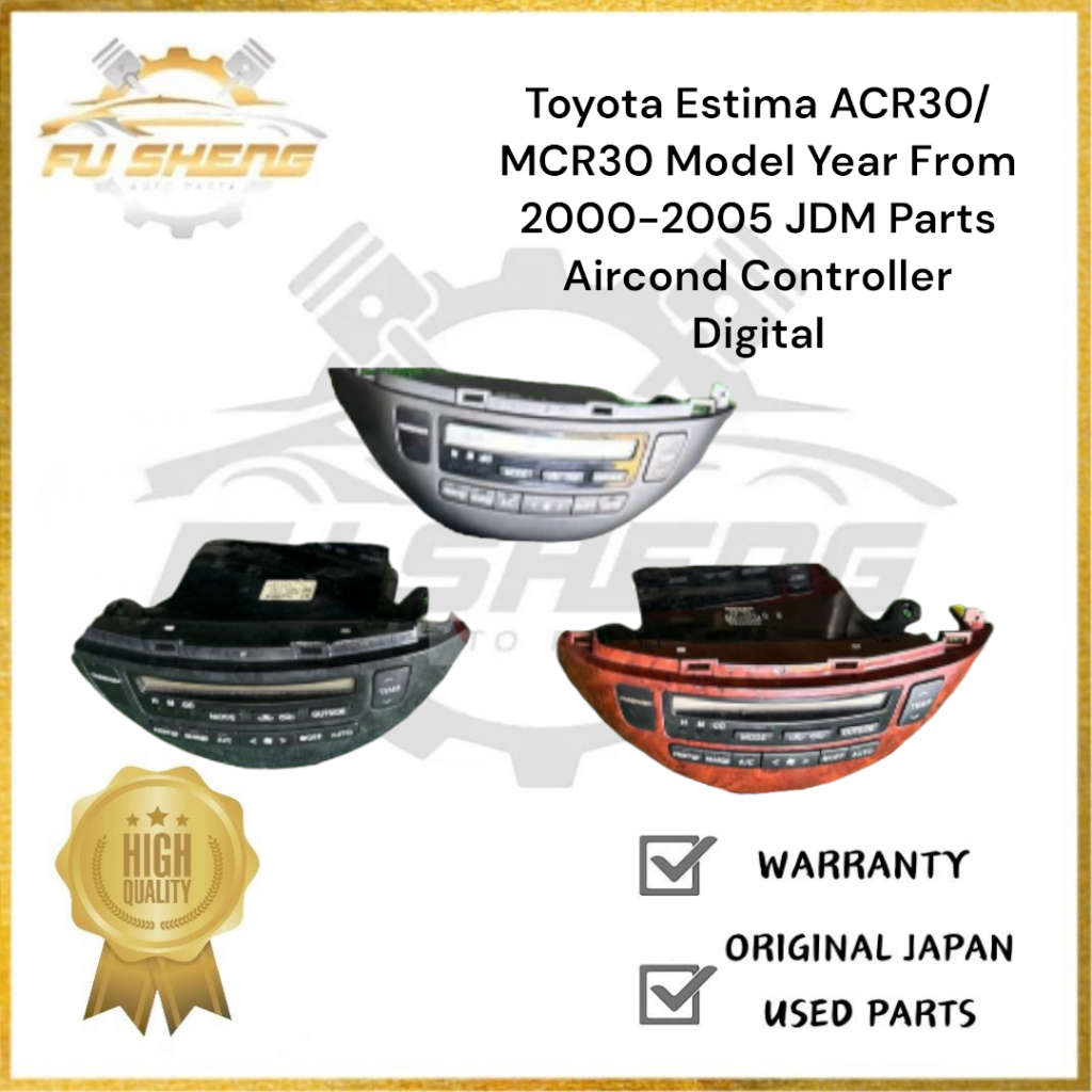 Toyota Estima ACR30/MCR30 Model Year From 2000-2005 Aircond Controller ...
