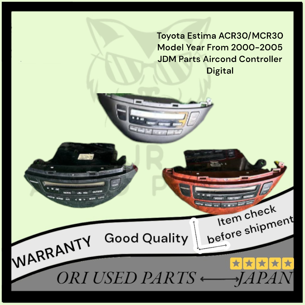 Toyota Estima ACR30/MCR30 Model Year From 2000-2005 Aircond Controller ...