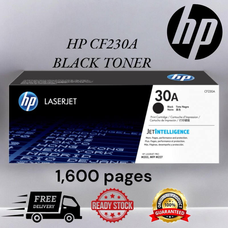 HP CF230A 230A 30A Black Original LaserJet Toner Cartridge | Shopee ...