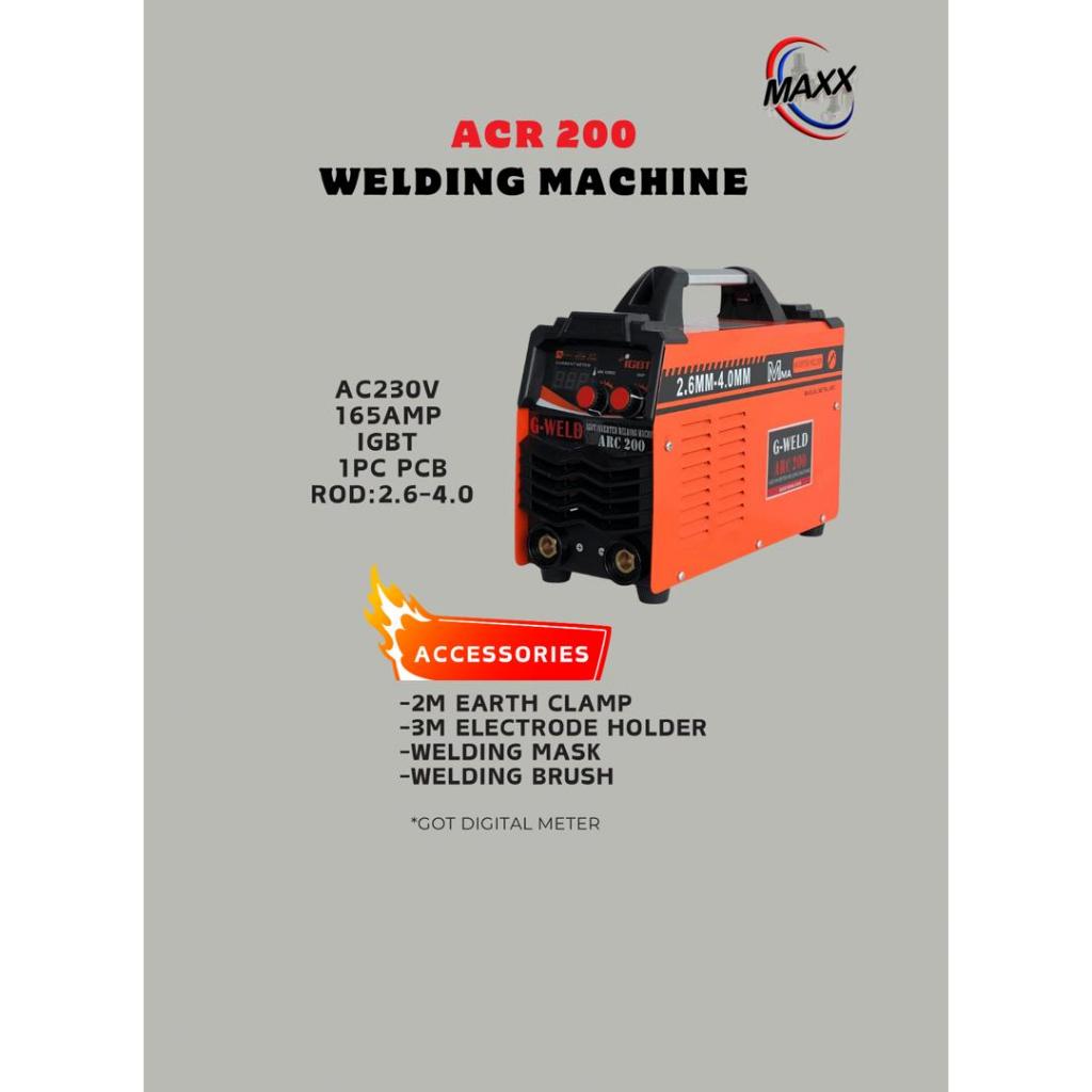 ACR 200 WELDING MACHINE (G-WELD) | Shopee Malaysia