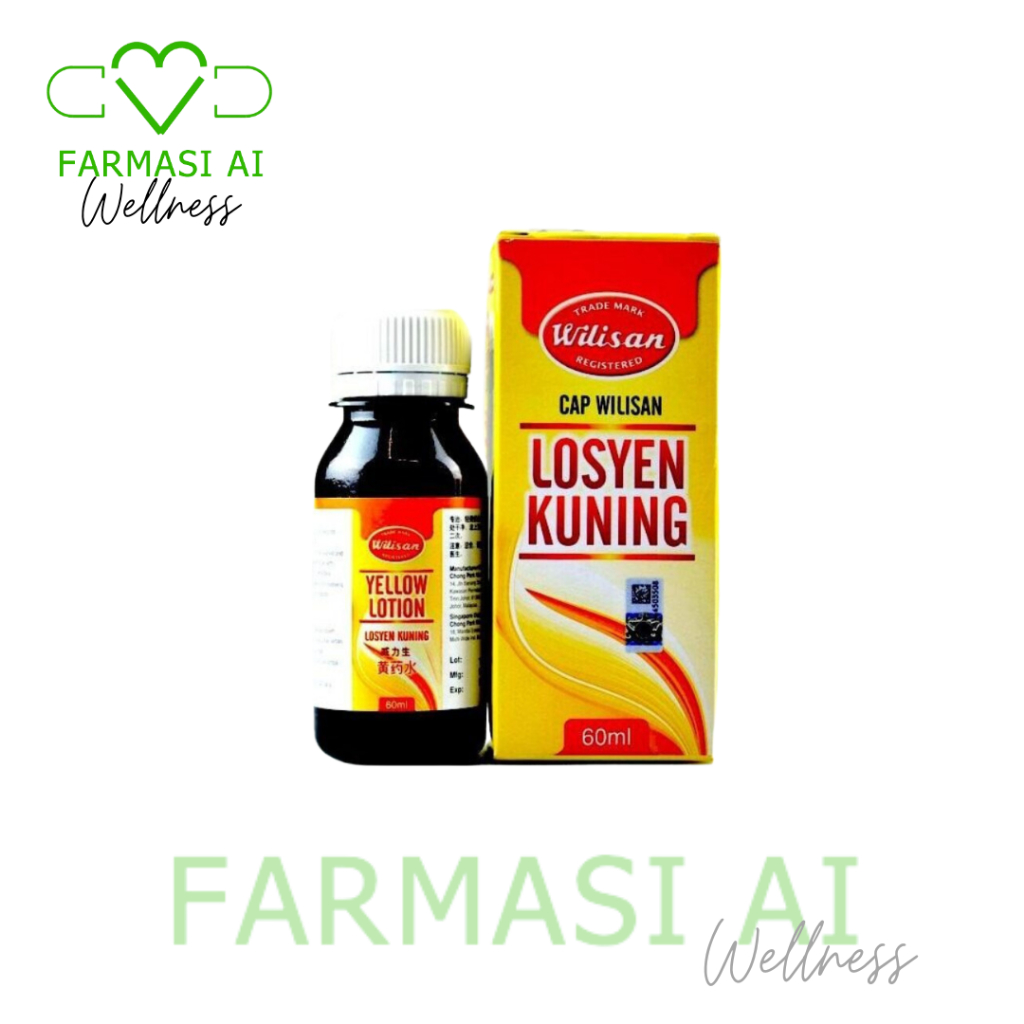Cap Wilisan Losyen Kuning (Yellow Lotion) 60ml (Exp Date: 05/2027 ...