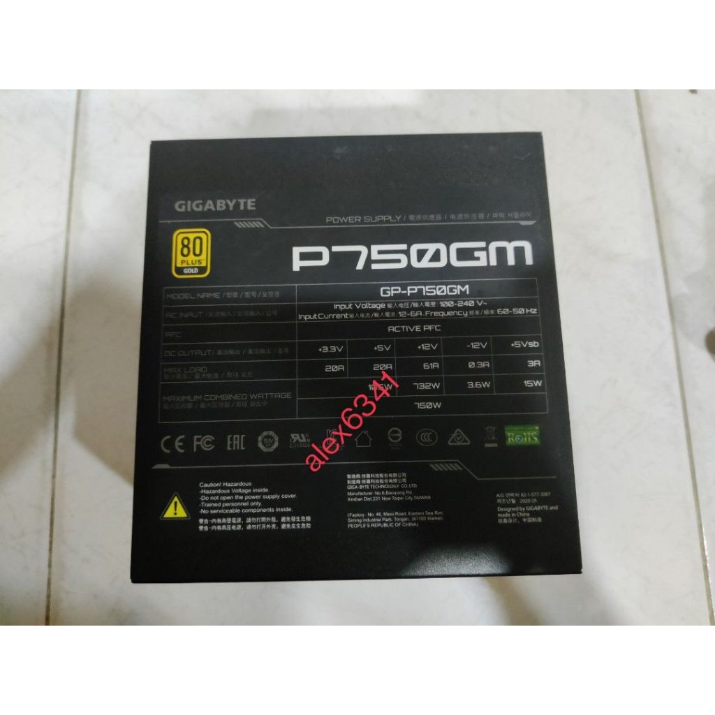 Gigabyte GP-P750GM Full Modular (750w) | Shopee Malaysia