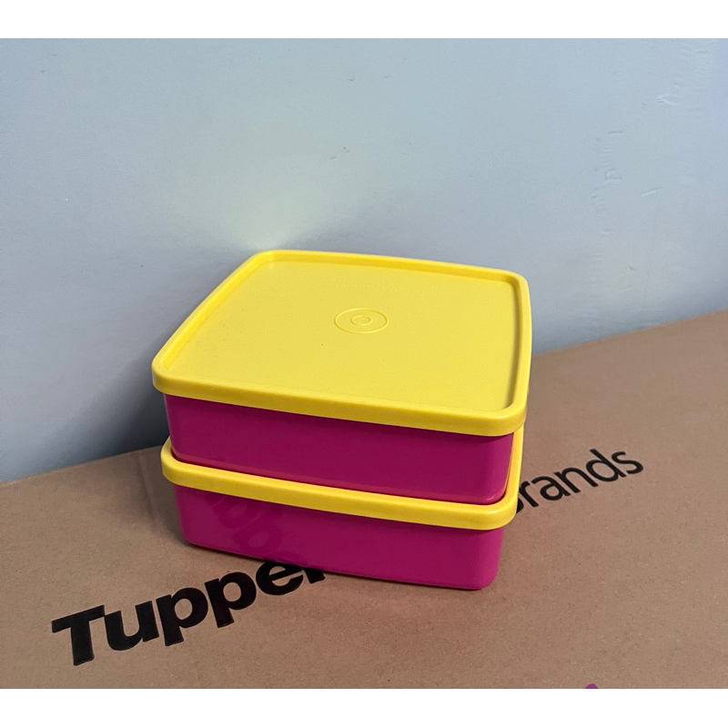CLEARANCE SALE TUPPERWARE LARGE SQUARE AWAY 620ml (1pcs) | Shopee Malaysia