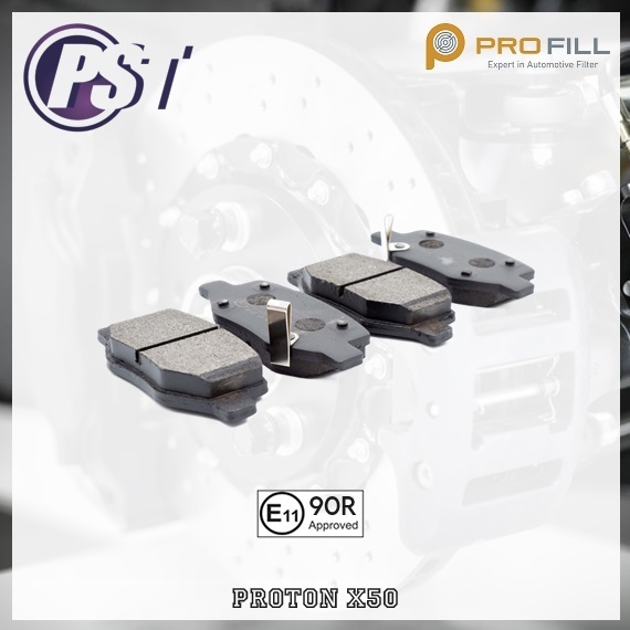 PST Disc Brake Pad [Semi Metallic] 4050043100 (D6813M) Rear - Proton ...