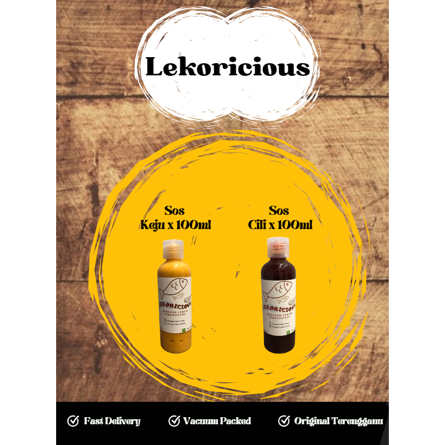 Keropok Lekor Terengganu Keropok Lekor Crispy Cheese Lekor (Free Sos ...