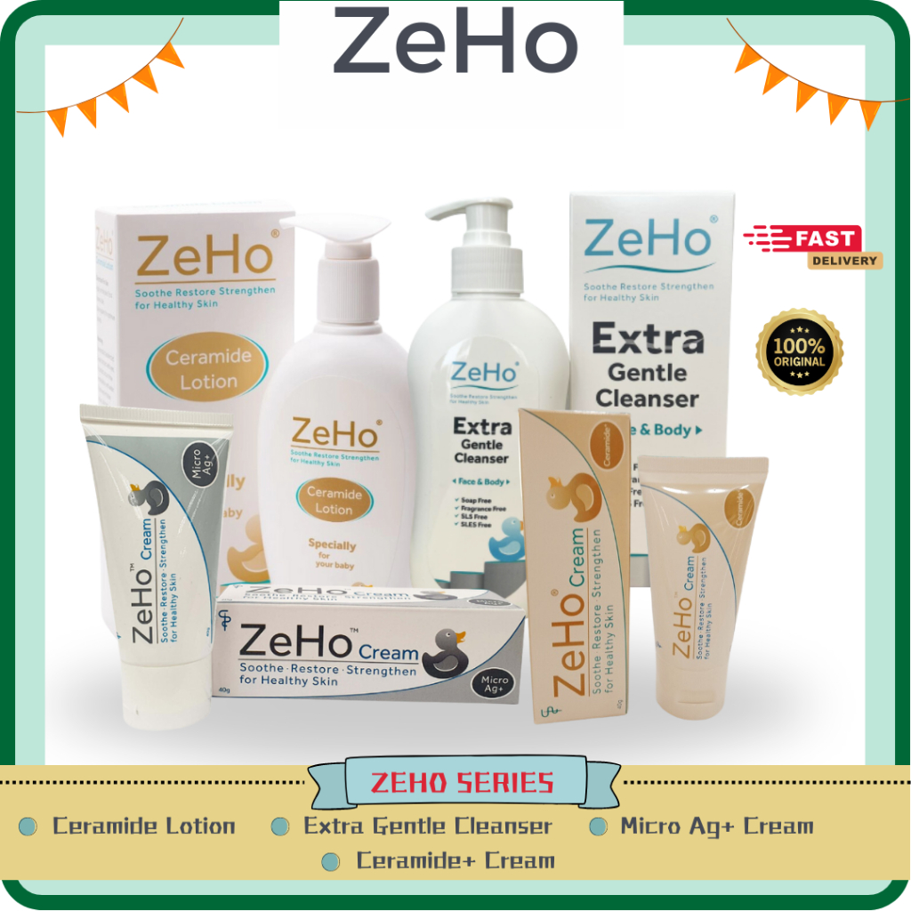 Zeho Series | Zeho Extra Gentle Cleanser 250ML | Zeho Lotion 280ML ...