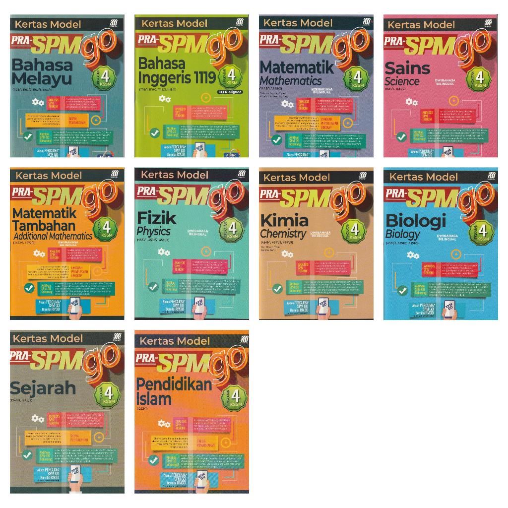 KERTAS MODEL PRA-SPM GO TING 4 (2024) | Shopee Malaysia