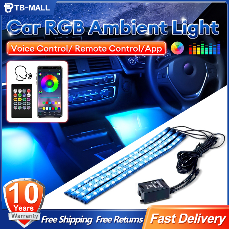 LED Car Led Strip Car Interior Atmosphere Decorative RGB Atmosphere ...