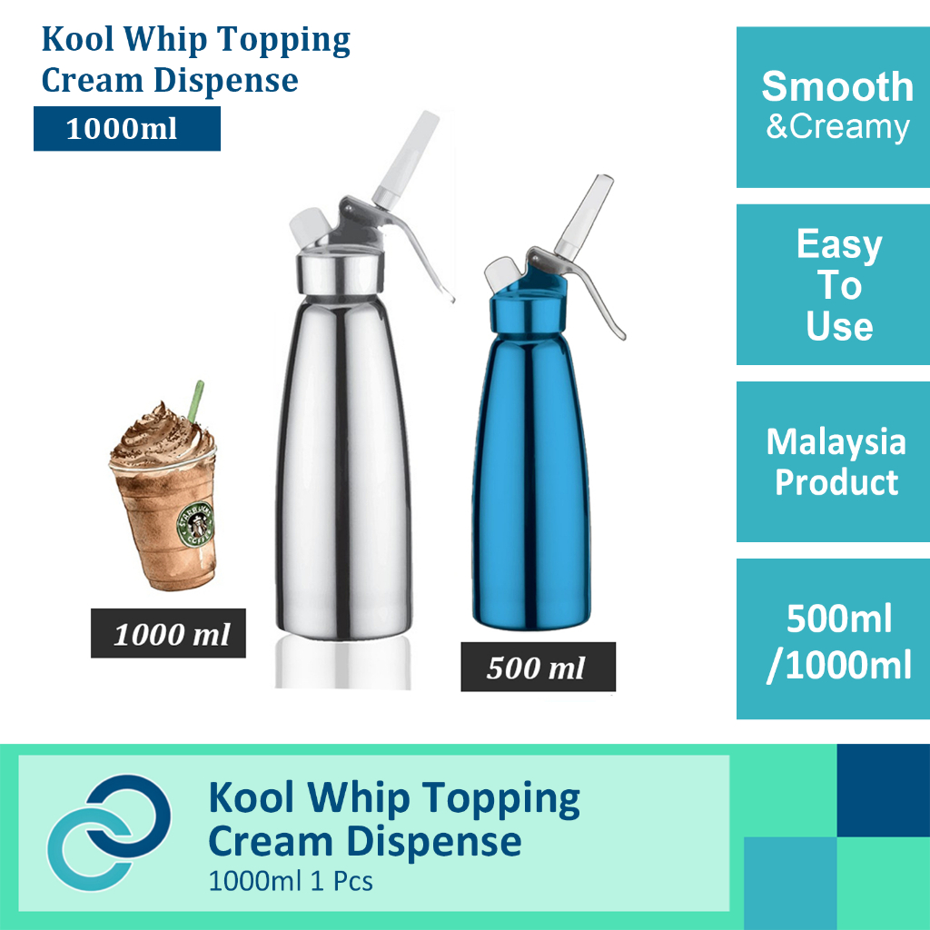 Kool Whip Topping Cream Dispenser 1 Liter [NO BOX] not include charger ...