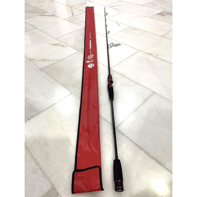 MAGURO SPINNING SAMURAI 6kaki pe1-3 pe2-4 pe3-5 solid carbon one piece ...