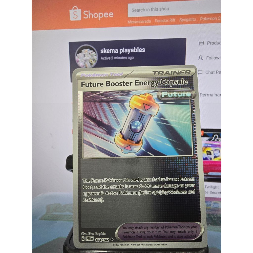 Pokemon Future | Ancient Booster Energy Capsule - 164/182 | 159/182 140 ...