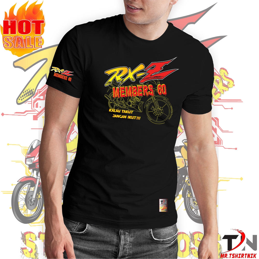 BAJU RXZ MEMBERS 6.0 | KALAU TAKUT JANGAN IKUT | MICROFIBER SERAP PELUH ...