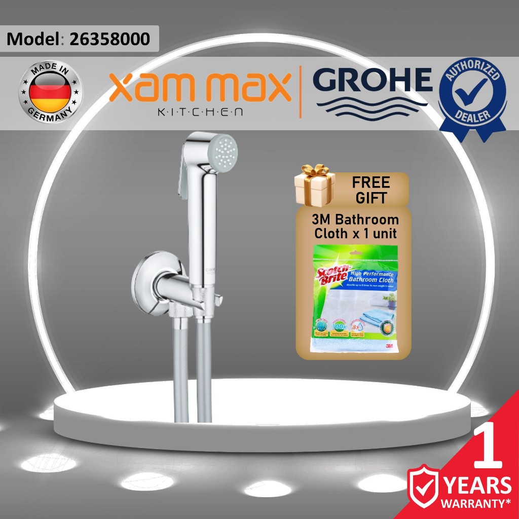 Grohe Hand Spray Bidet 26358000 Tempesta-F Trigger Spray 30(Chrome ...
