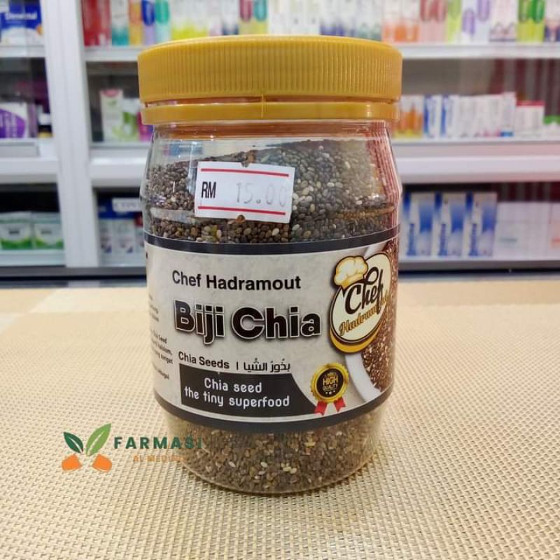 🌿 | BIJI CHIA ( Chia Seeds ) 200g by Chef Hadramout ⭐ High Quality ⭐ ...