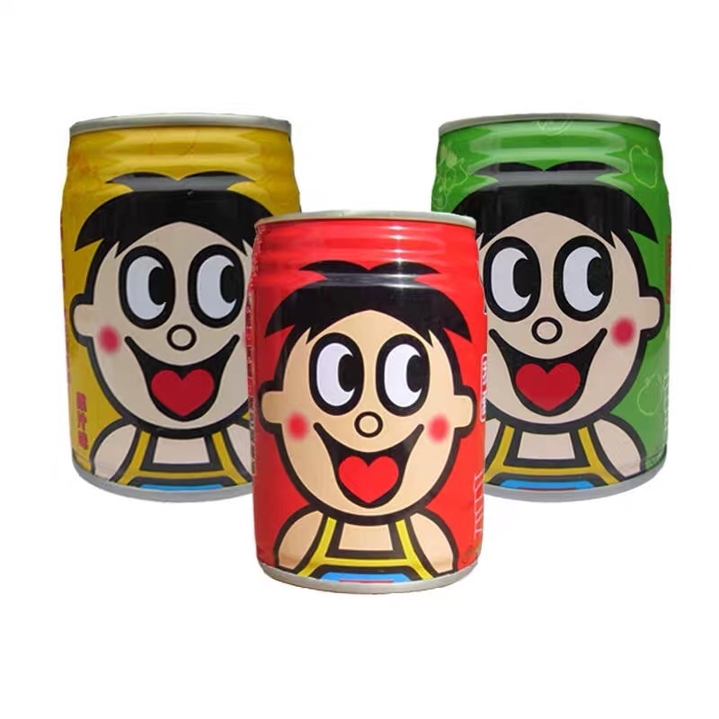 【旺仔牛奶】原味铁罐/果汁味装复原乳 245ml Wang Zai Canned Milk Drink Original Ready ...