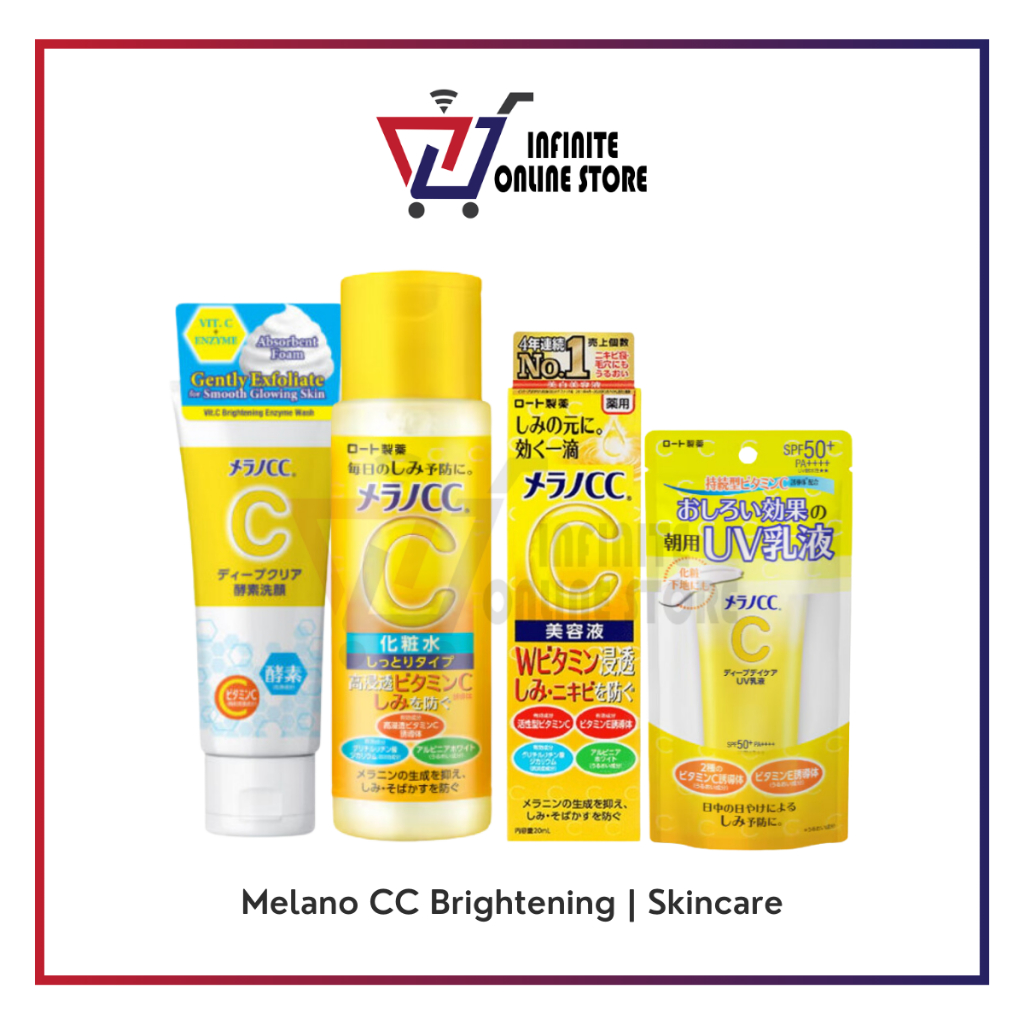 Melano CC Vitamin C Brightening Skincare Products (Face Wash / Lotion ...
