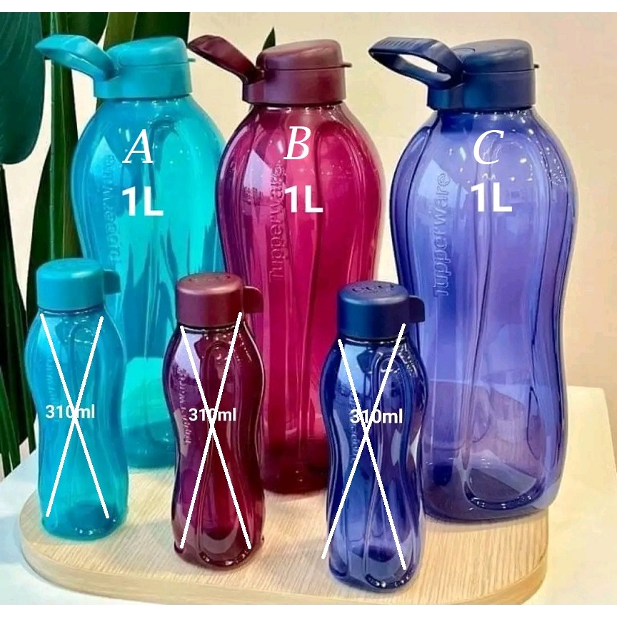 *1pc*Tupperware Giant Eco Bottle 2L With Handle School sekolah Office ...