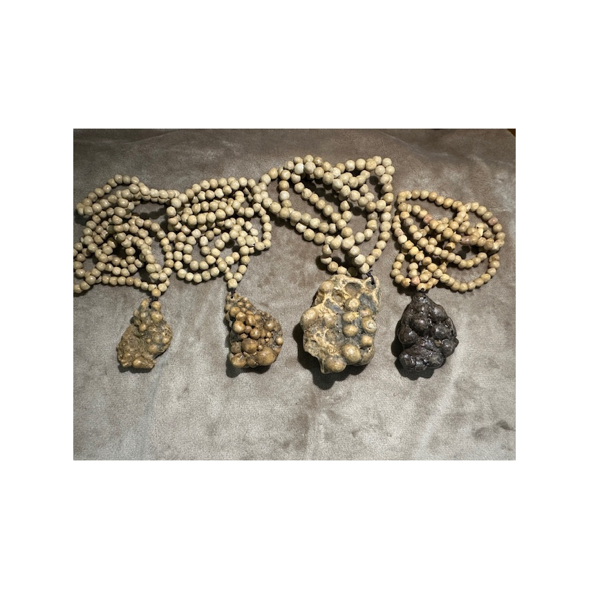 Dragon Palace / Sam Roi Yod Relic necklace stones 龙宫跳珠矿石，黄灵骨项链 | Shopee ...