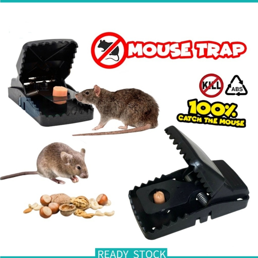 【Ready Stock】Reusable Plastic Mouse Trap Rat Mice Catching Rat Traps ...