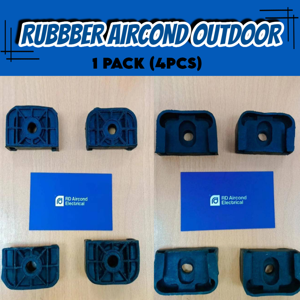 RUBBER AIRCOND OUTDOOR 1PACK (4PCS) | Shopee Malaysia
