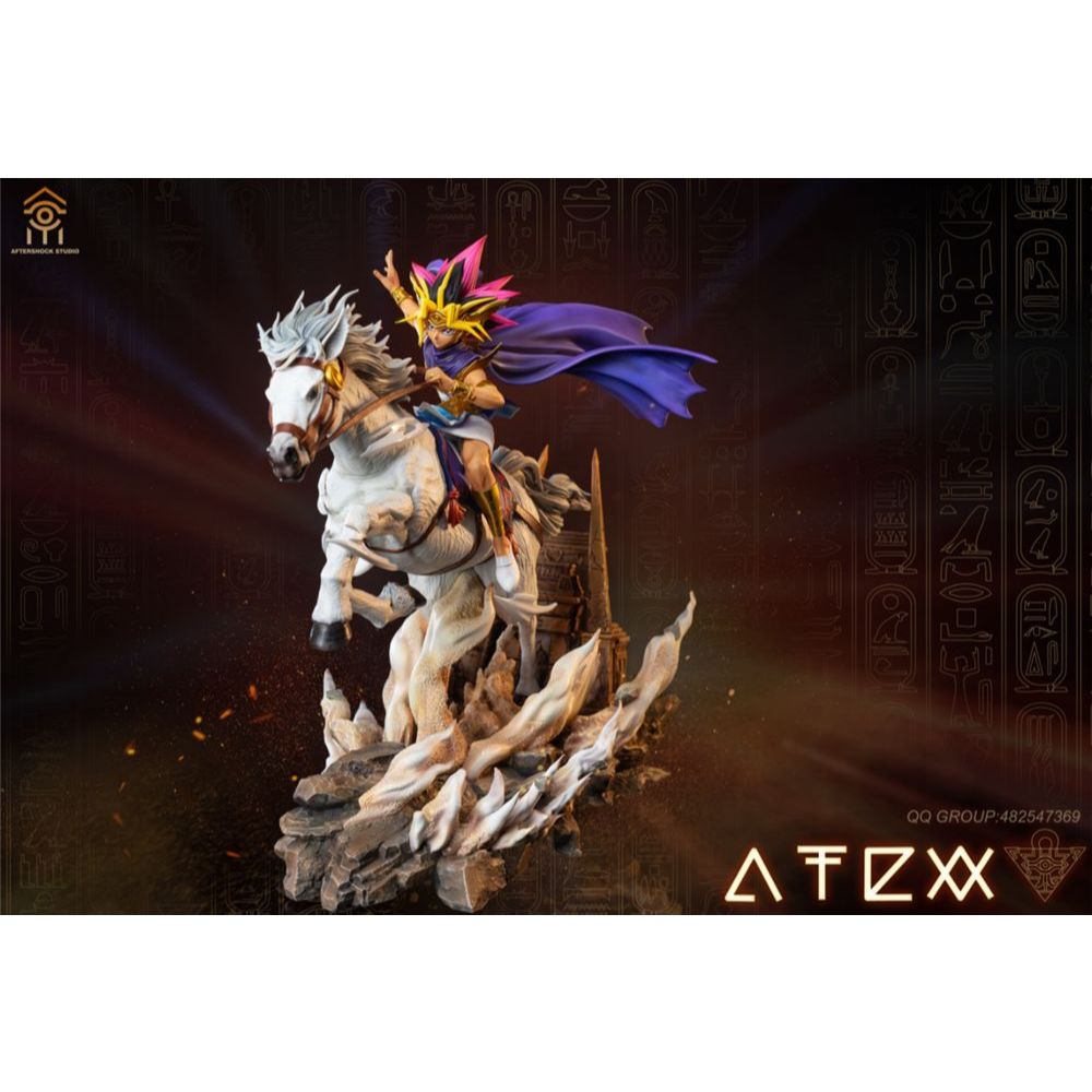 YU-GI-OH🔥PHARAOH ATEM 40cm🔥STATUES ACTION FIGURE TOYS STATUES💥游戏王阿图姆法老王 ...