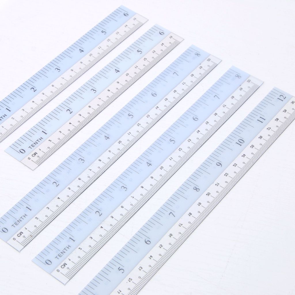 🇲🇾 15cm 20cm 30cm Plastic Straight Ruler Student Flexible Stationery Alat Tuli Office Bendable ...