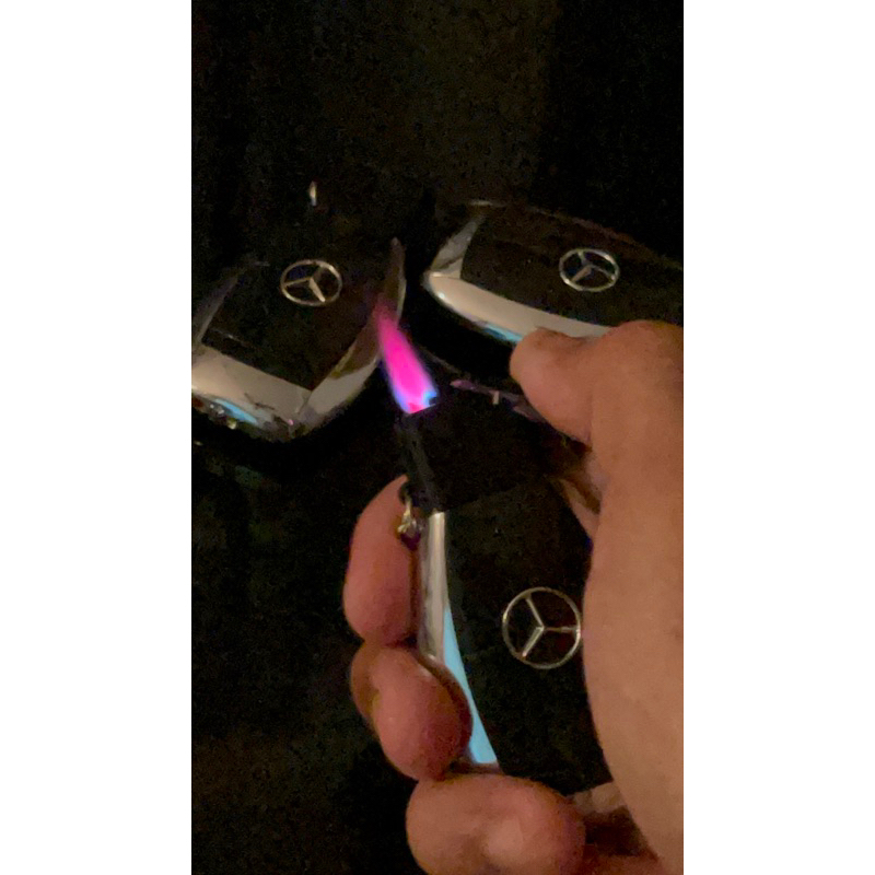 Mercedes-Benz Car Keychain Style Windproof Lighter, Red Flame, Prank ...