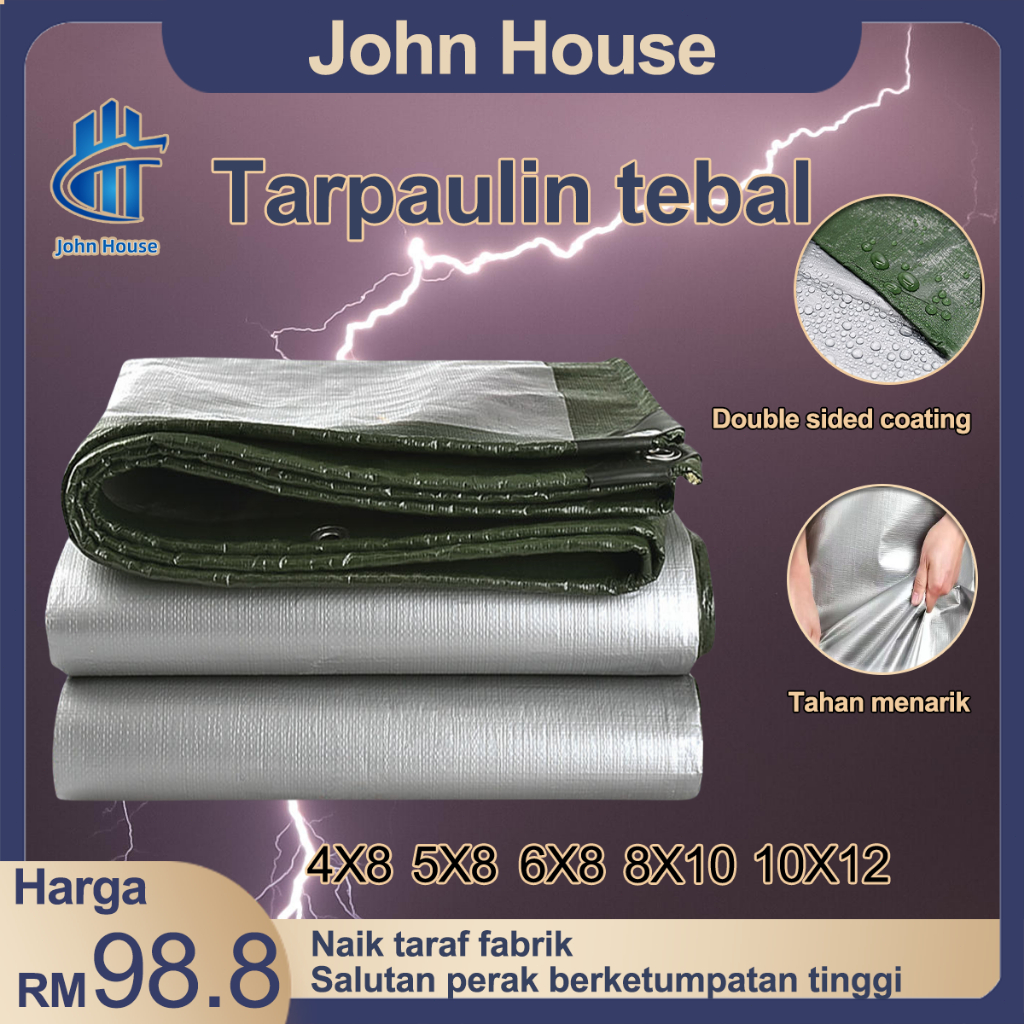 PE Kanvas khemah,Waterproof canvas,Tarpaulin 8X5,8X6,8X10m,Tarpaulin ...