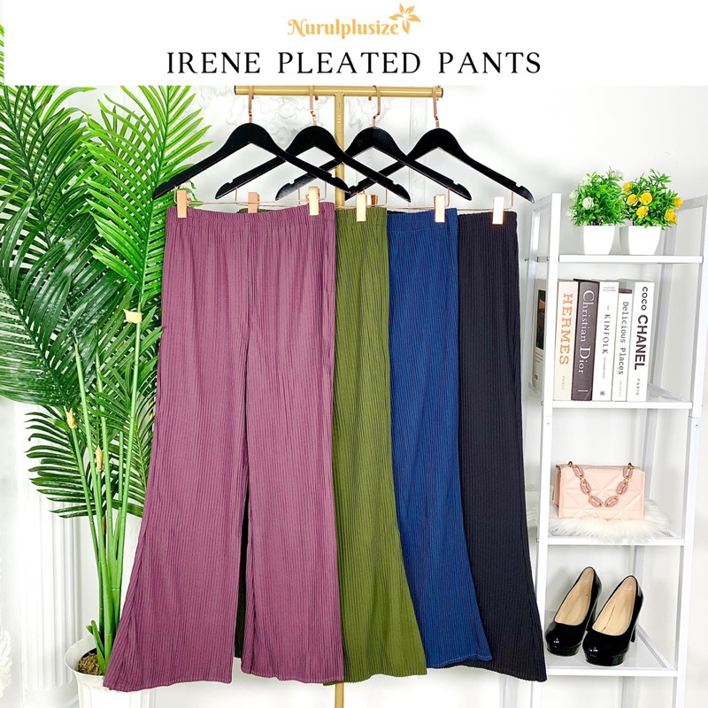 PLUS SIZE FIT 6XL PREMIUM PLEATED PANTS Irene | Shopee Malaysia