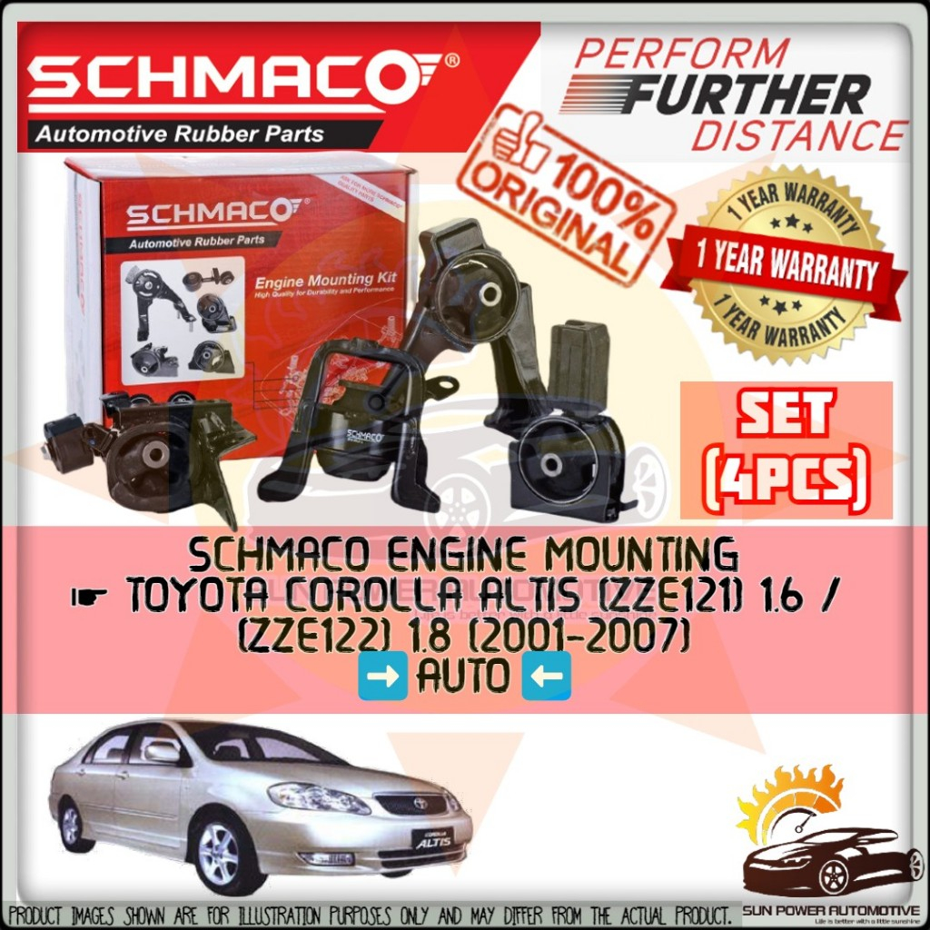 Toyota Corolla Altis ZZE122 1.8 / ZZE121 1.6 (2001-2007) ( AUTO ...