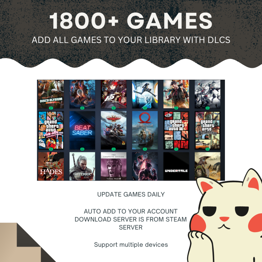 🔥2000+ PC Steam GAMES ADD TO YOUR OWN STEAM LIBRARY 🔥 OFFLINE SINGLE ...