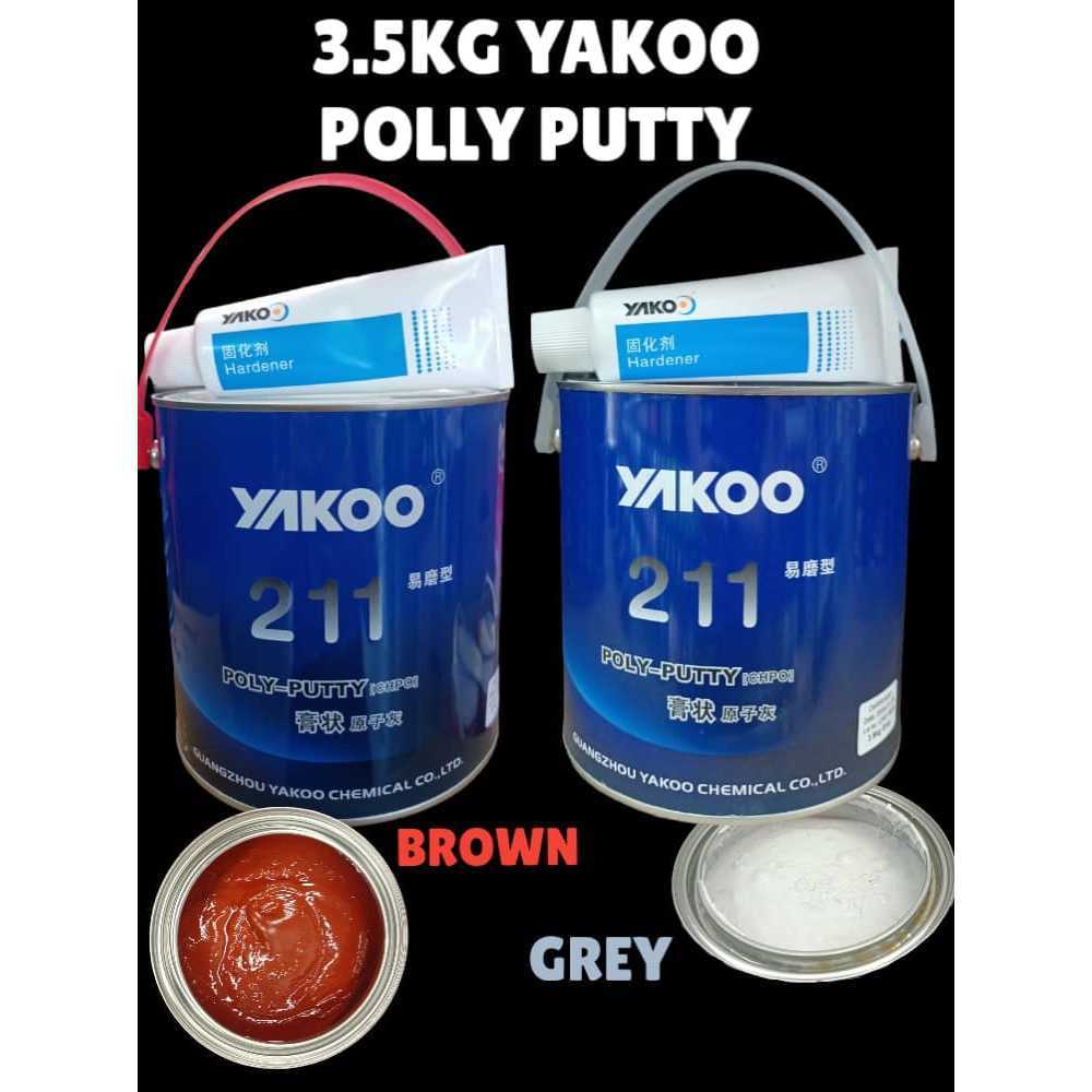 YAKOO 211 POLLY PUTTY WITH HD 3.5KG (SIMEN KERETA) | Shopee Malaysia