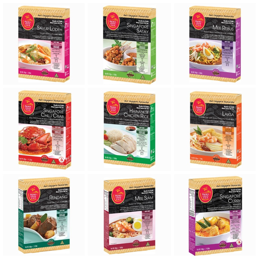 Prima Taste Sauce Kit [ Singapore Curry / Laksa / Hainanese Chicken ...