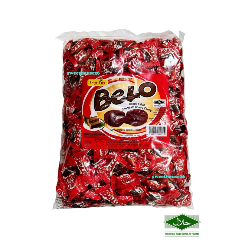 Belo Center Filled Chocolate Chewy Candy ±900g/300pcs Halal | Shopee ...