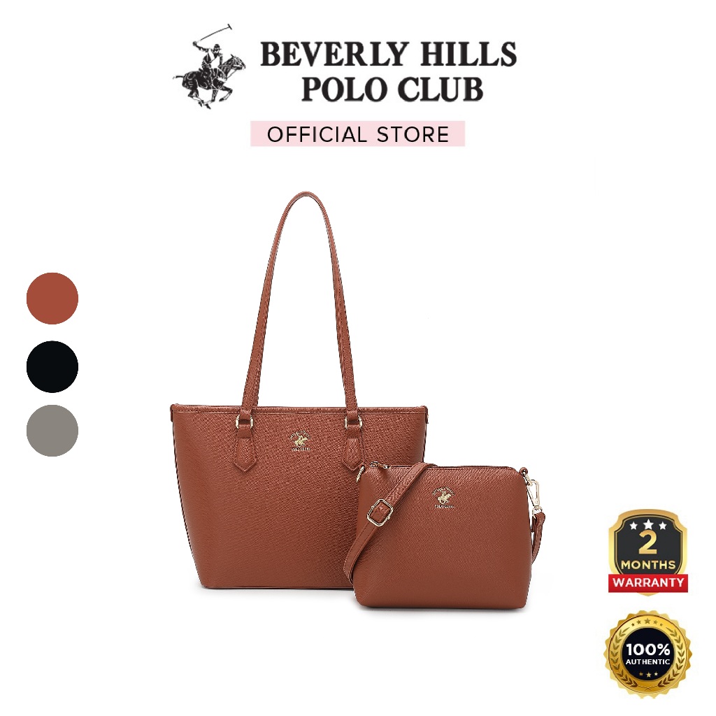 Beverly Hills Polo Club Ladies' Hayley Handbag 2-in-1 Bundle Set | Beg ...