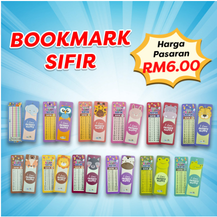 12 BOOKMARK DESIGN SIFIR | Shopee Malaysia