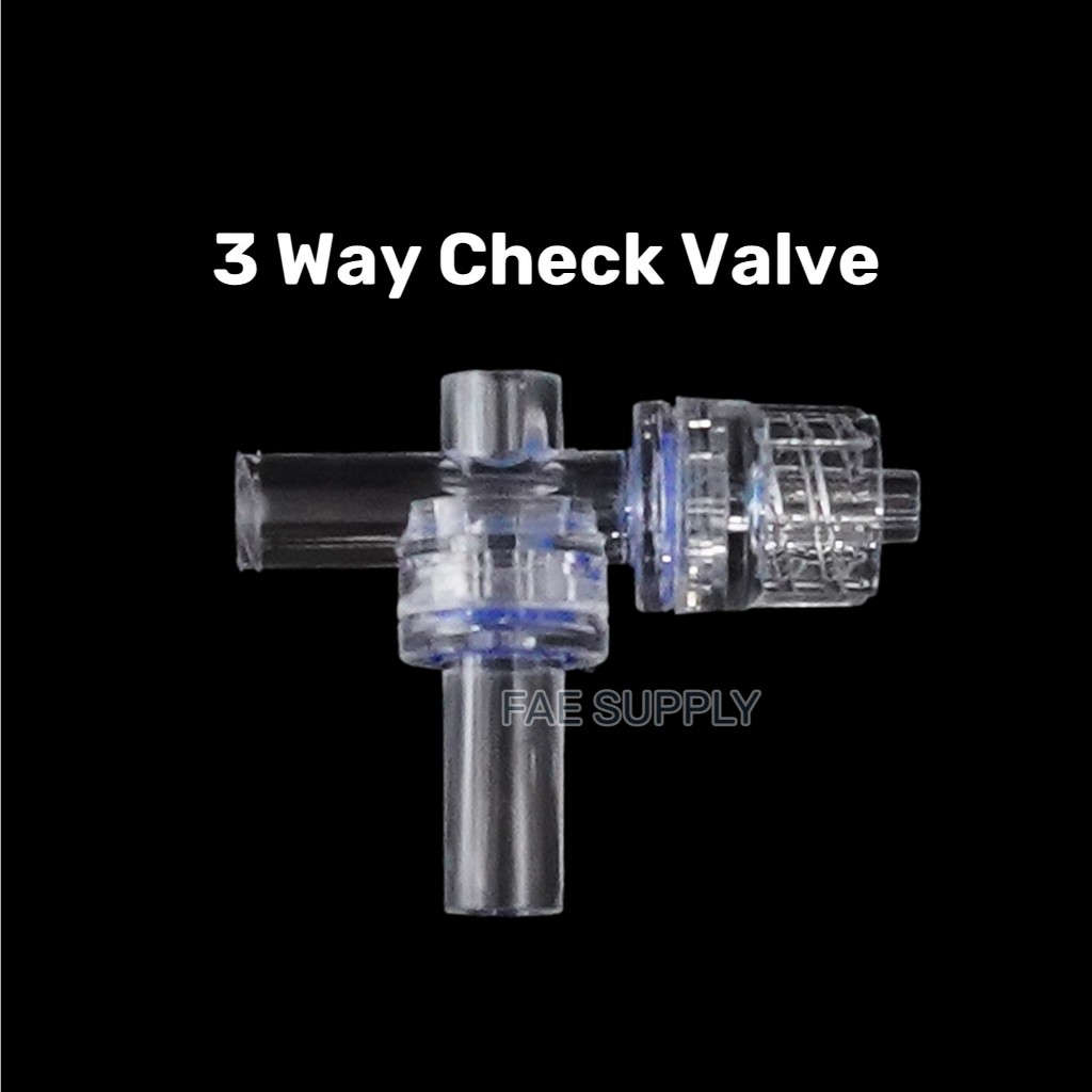 3 way check valve Control Valve Oxygen Air & Water Tube Hose Pipe Drip ...