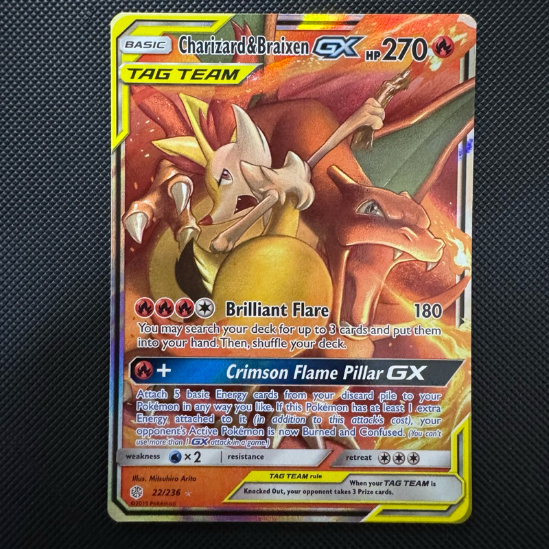 Charizard & Braixen GX Tag Team - PTCG Pokemom Card Original | Shopee Malaysia