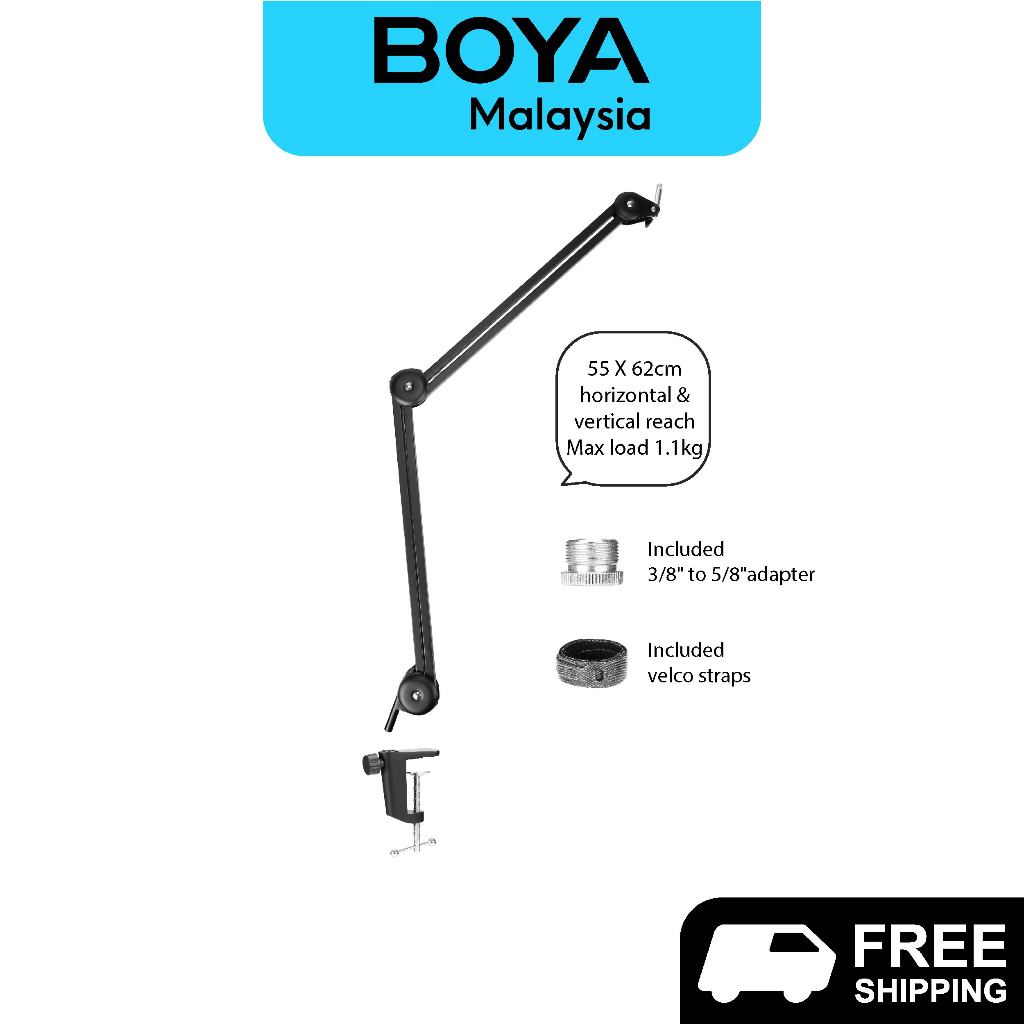 BOYA BY-BA20 Boom Arm Spring-Loaded Microphone Suspension Boom Arm ...