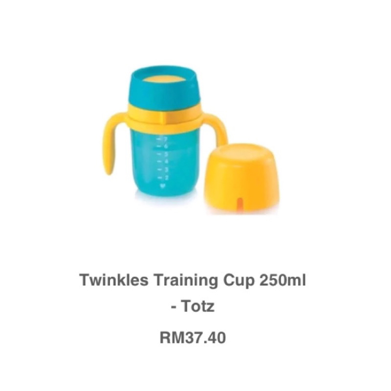 💗TUPPERWARE TWINKLE TRAINING CUP (1) PCS 💗 | Shopee Malaysia