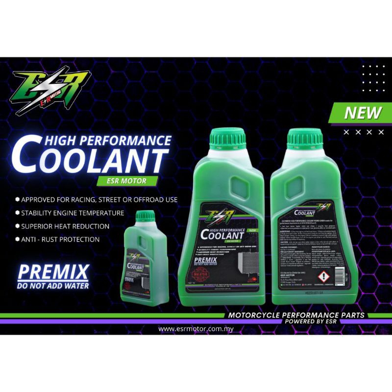 ESR MOTOR ENGINE OIL & COOLANT 100% ORIGINAL | Shopee Malaysia