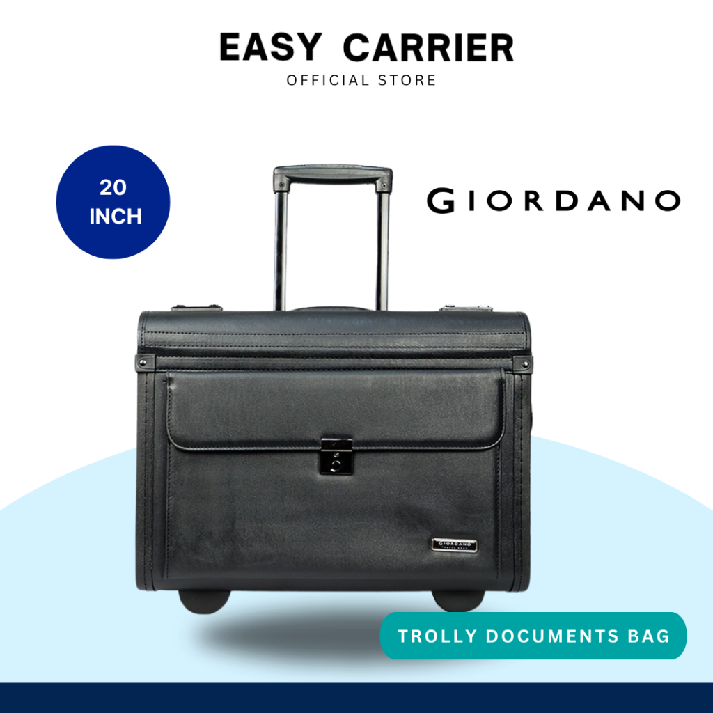 [READY STOCK] GIORDANO TROLLEY PILOT CASE/LAWYER CASE/DOCUMENT BAG 2 ...