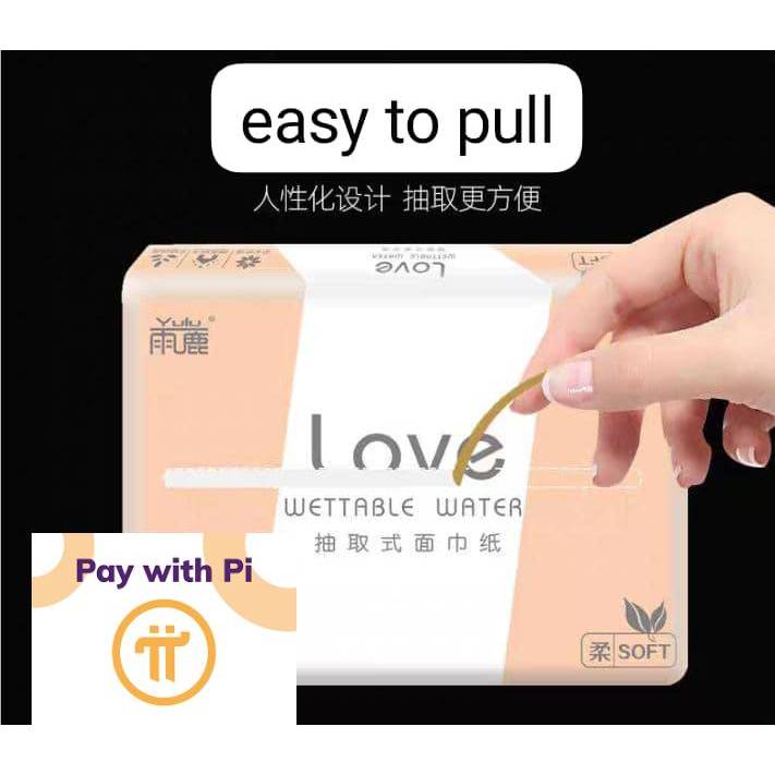 Box 80units pocket Love Tissue Paper / Bathroom Tissue / Travel Tissue ...