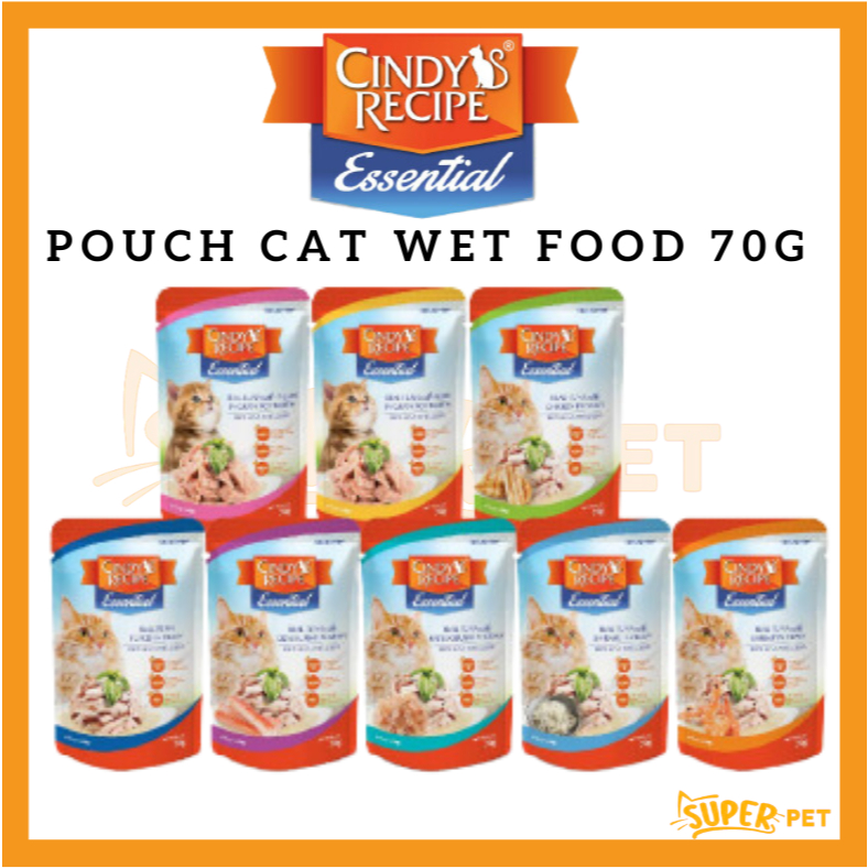 Cindy's Recipe Essential Cat Pouch Wet Food 70g | Shopee Malaysia