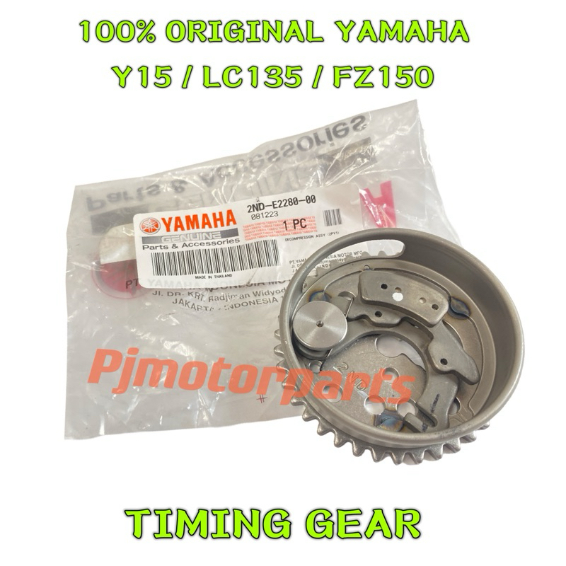 Y15 / Y15ZR / LC135 V1-V8 / FZ150 ( 100% ORIGINAL YAMAHA ) TIMING GEAR ...