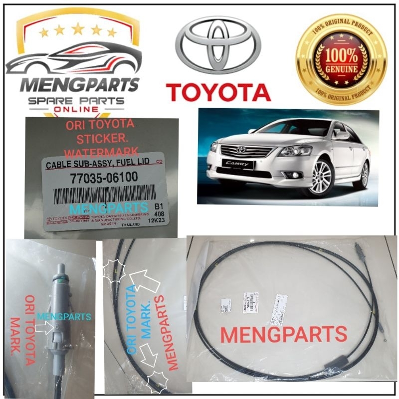 ORIGINAL TOYOTA CAMRY ACV40,ACV41 2008Y-2012Y FUEL TANK CABLE FUEL LID ...